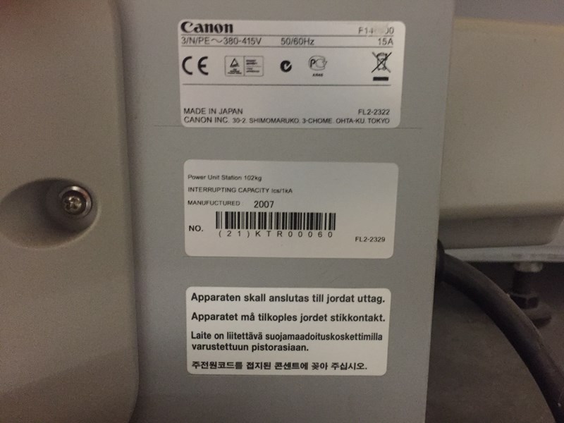 Used Canon Imagepress C7000VP year 2007 | PressCity