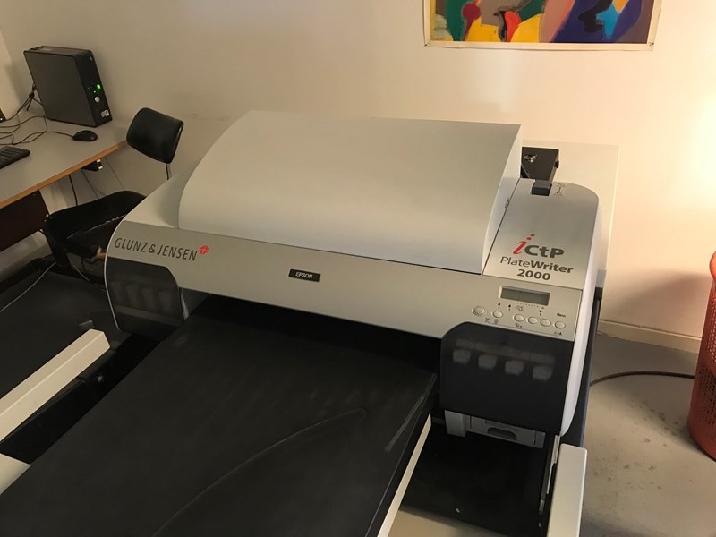 Glunz & Jensen Platewriter 2000 ( CTP) | Press Trading Denmark APS