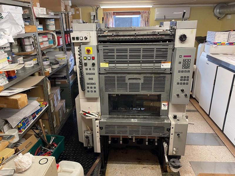 2 color Used Hamada 252 offset printing press year 2004 | PressCity