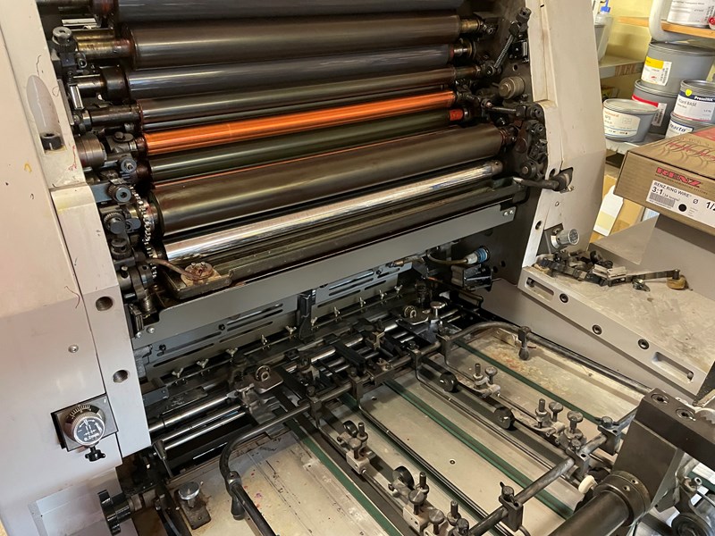 2 color Used Hamada 252 offset printing press year 2004 | PressCity