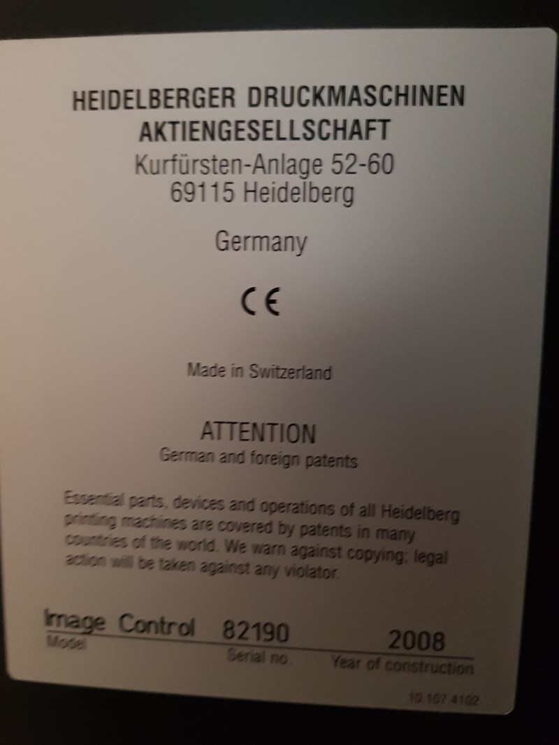 Used Image Control CPC24 year 2008 | PressCity