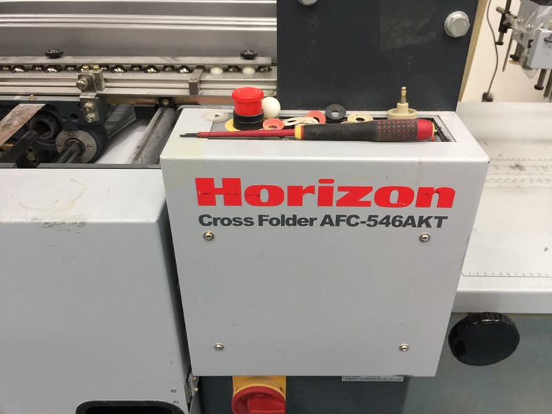 Used Horizon Cross Folder AFC 546 AKT year 2008 | PressCity