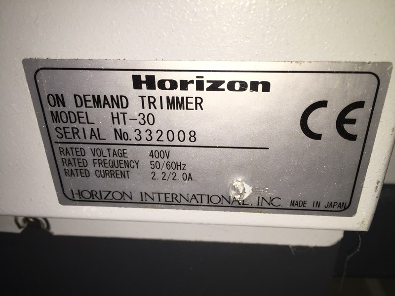 Used Horizon HT-30 Three-knife trimmer year 2008 | PressCity