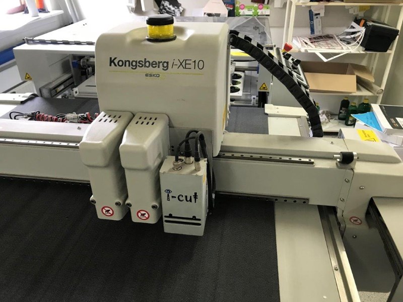 Used Reduced price ! Full aut. cuting table Kongsberg I-EX10 Full ...