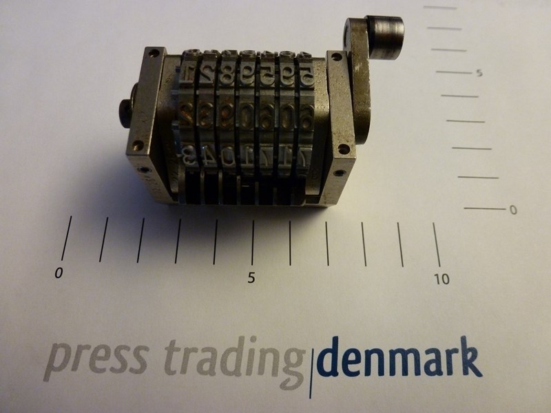 Utilisé Rotary numbering box | PressCity