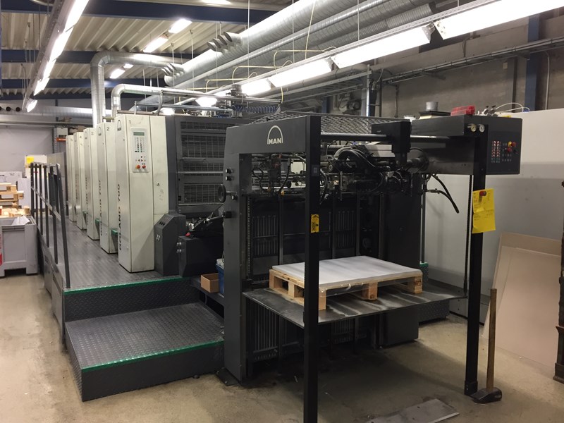 4 color Used Man-Roland 704 3B LV with Coater year 2006 | PressCity