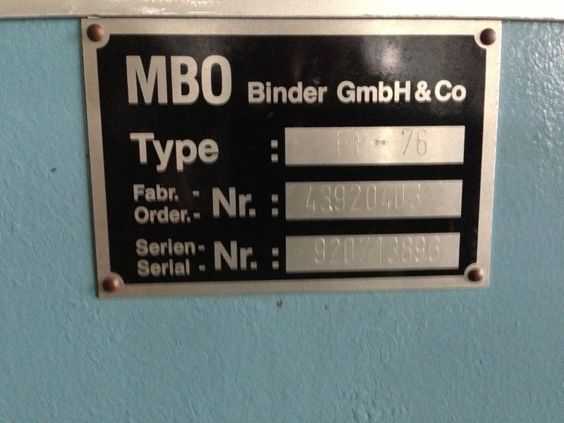 Used MBO K76-4 S-KTL + SBAP 16 Ore 32 pages year 1993 | PressCity