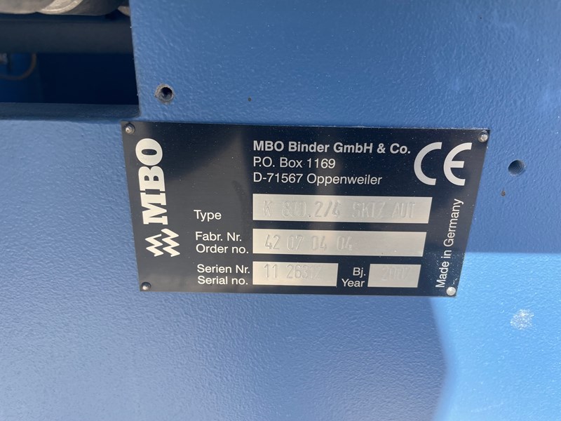 MBO K800.2/4S-KTZ Auto with FP 120 MBO Navigator with Palamides Alpha ...