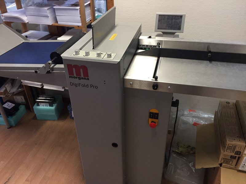 Used Morgana Digifold Pro Paper Folding and Creasing Machine year 2003 ...