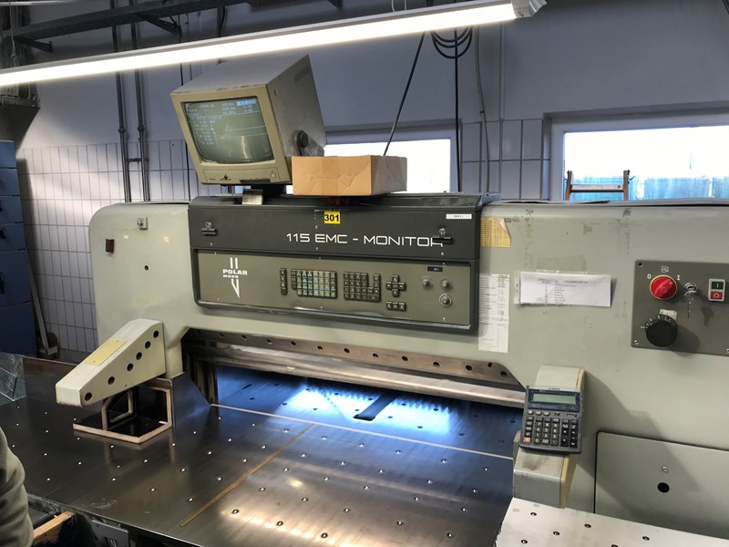 Used Polar 115 EMC MON compleat line with Downloader and Jogger year ...