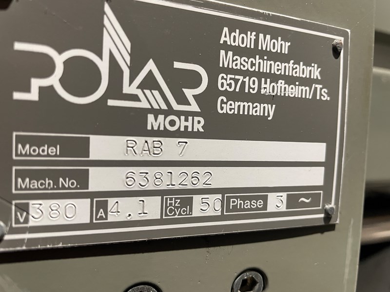 Used Polar RAB-7 Jogger with pusch roller year 1993 | PressCity