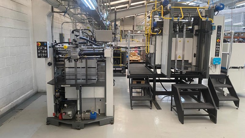Used Emmeci MC92DB rigid box production line year 2017 | PressCity