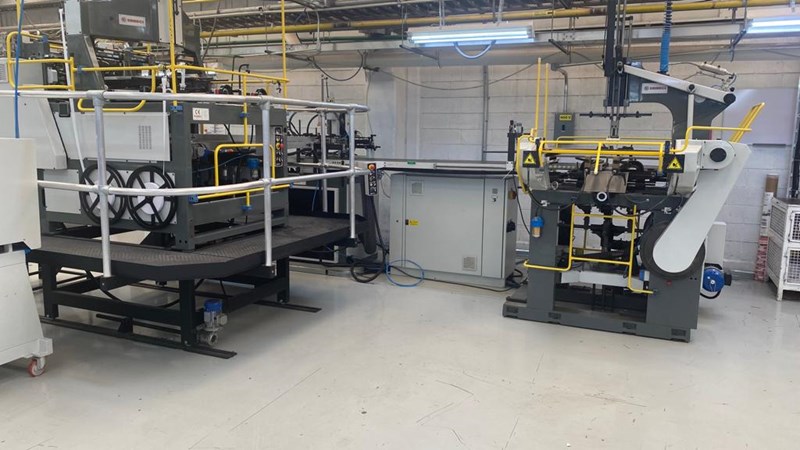 Used Emmeci MC92DB rigid box production line year 2017 | PressCity