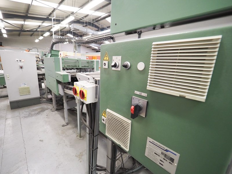 Used Muller Martini Mailroom incorporating a ALPHALINER inserting ...