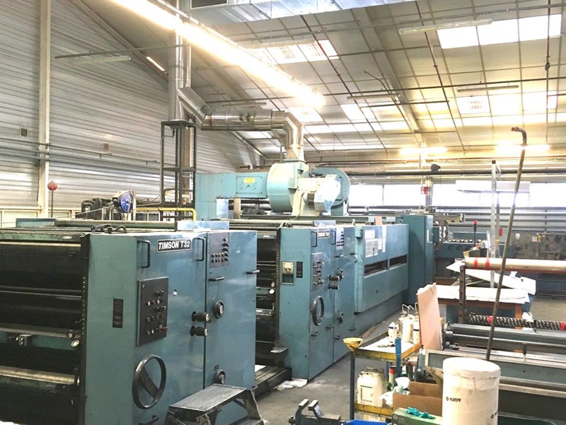 Used Timson T32 Book Press 1 or 2 colours year 1995 | PressCity