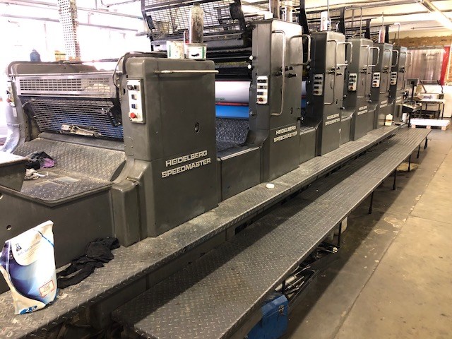 5 color Used Heidelberg Five colour plus coater year 1988 | PressCity