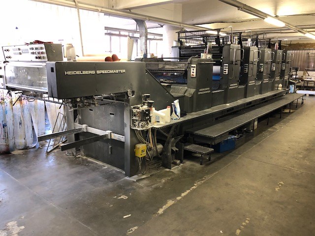 5 color Used Heidelberg Five colour plus coater year 1988 | PressCity