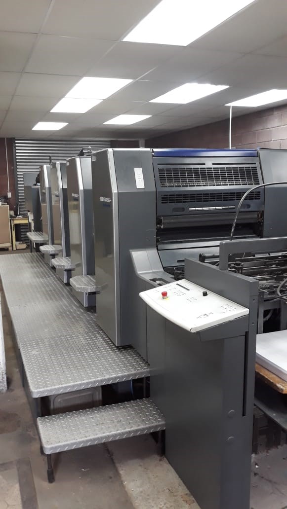 4 color Used Heidelberg Speedmaster four colour press SM74-4P3 year ...