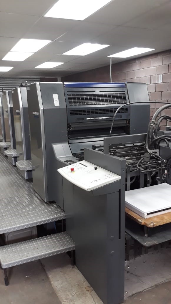 4 color Used Heidelberg Speedmaster four colour press SM74-4P3 year ...