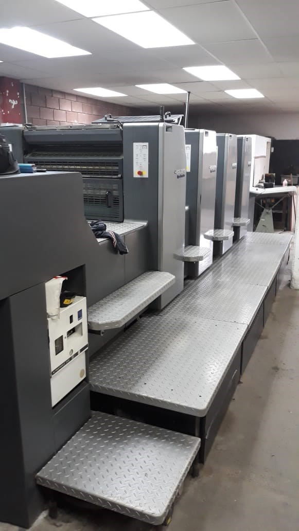 4 color Used Heidelberg Speedmaster four colour press SM74-4P3 year ...