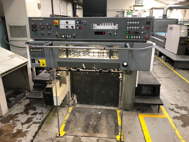 5 color Used Komori Lithrone A2 Five Colour Press + Coater year 1998 ...