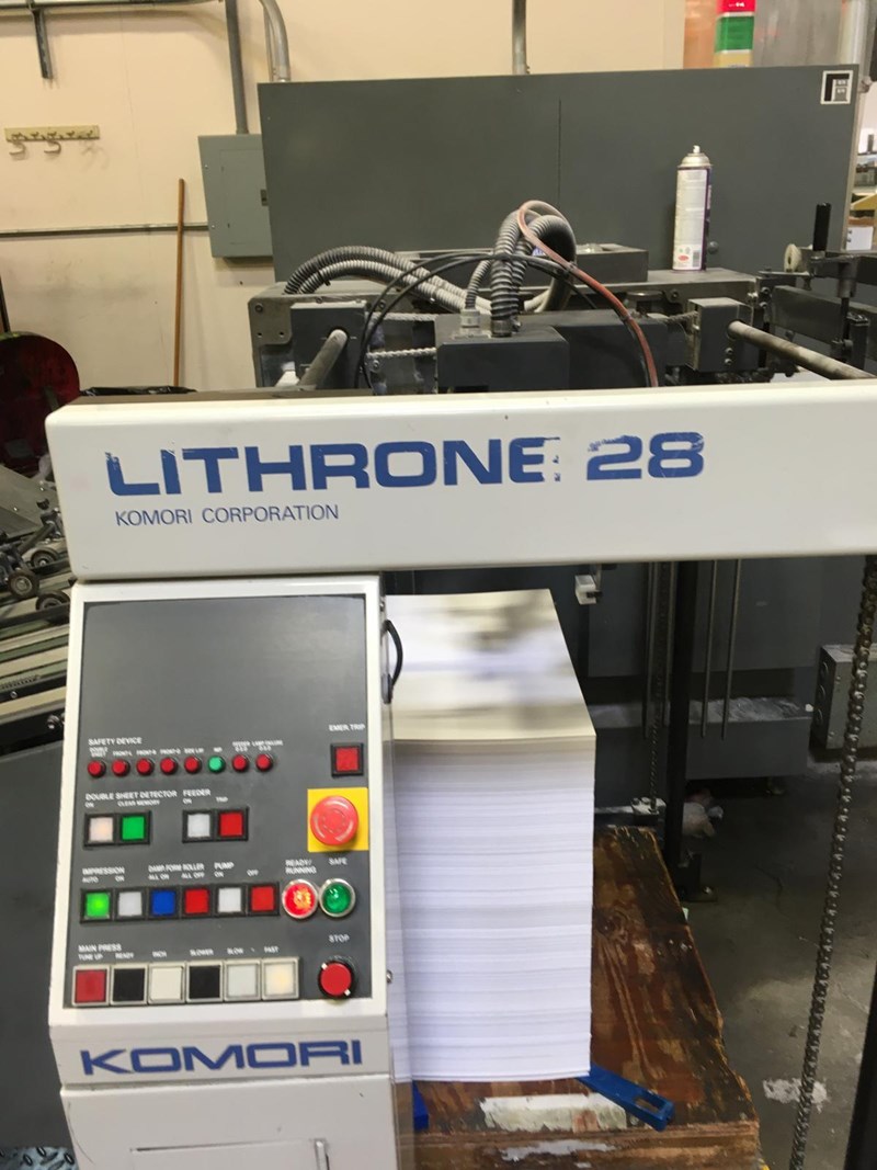6 color Used Komori Lithrone L-28 year 2002 | PressCity