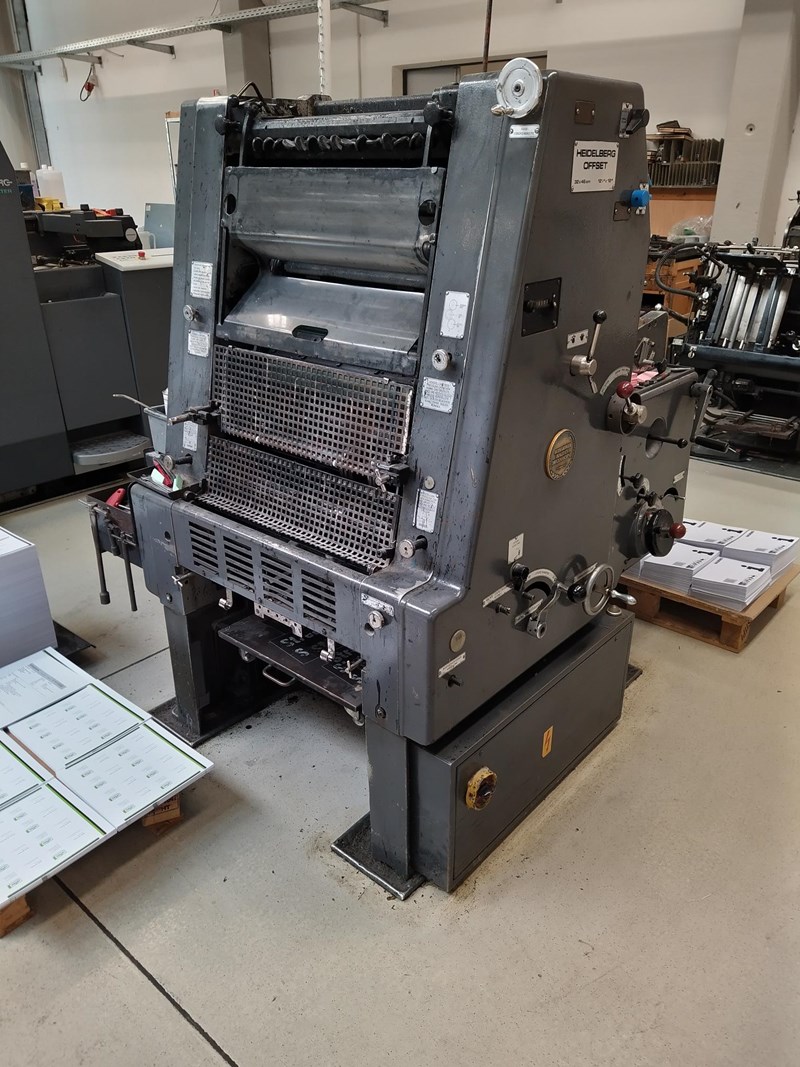 1 color Used Heidelberg GTO 46 + NP year 1976 | PressCity