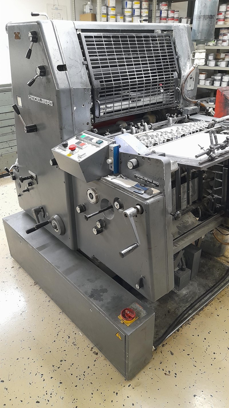 1 color Used Heidelberg GTO 52 year 1990 | PressCity