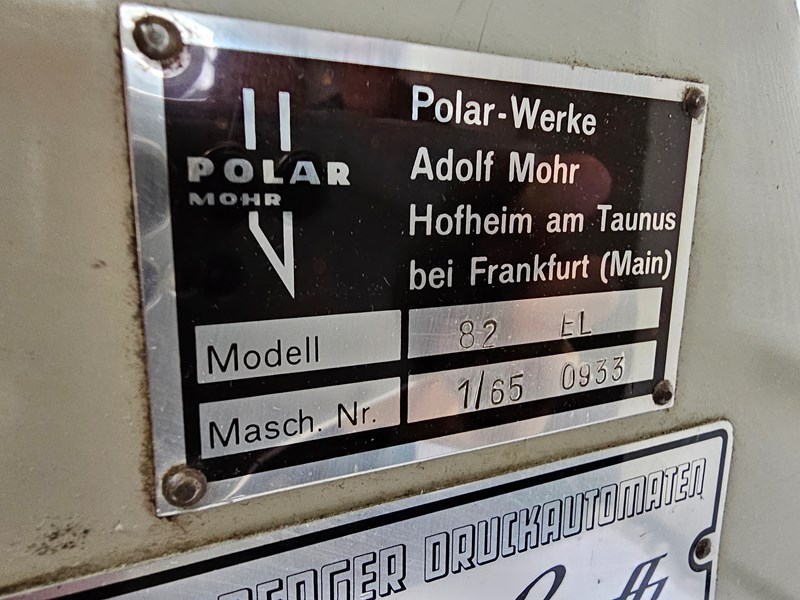 Used Polar 82 EL | PressCity