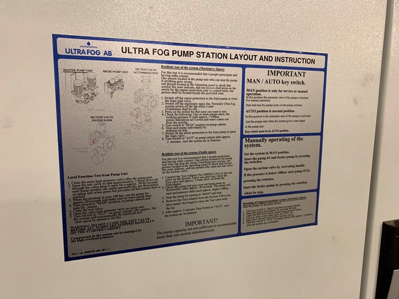 Used ULTRAFOG PAH32 Fire Suppresion System | PressCity