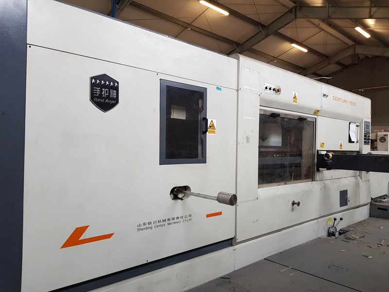 Used Century MWZ 1650Q - Automatic Die-cutting machine year 2012 ...
