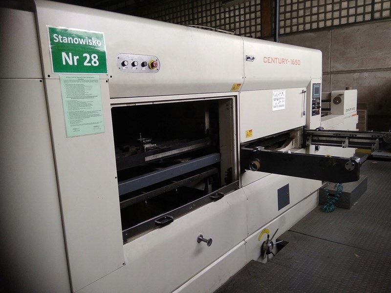 Used Century MWZ 1650Q - Automatic Die-cutting machine year 2012 ...