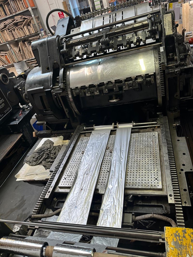 Used Heidelberg Cylinder S with hot foil stamping Kronos | PressCity