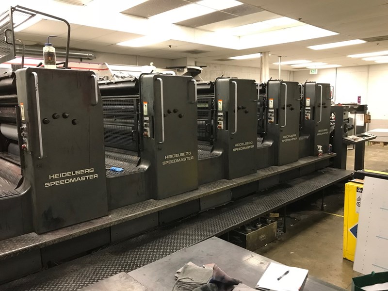 6 color Used Heidelberg Speedmaster SM 102 6P year 1994 | PressCity