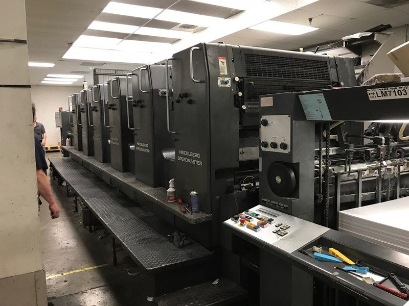 6 color Used Heidelberg Speedmaster SM 102 6P year 1994 | PressCity