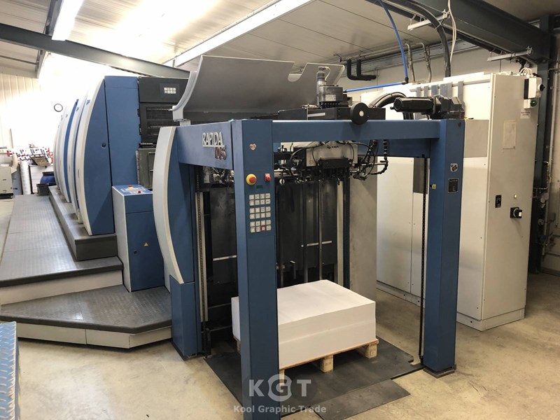 Used KBA (Koenig & Bauer) Rapida 105-4+P-SW2 (Perforating unit) year ...