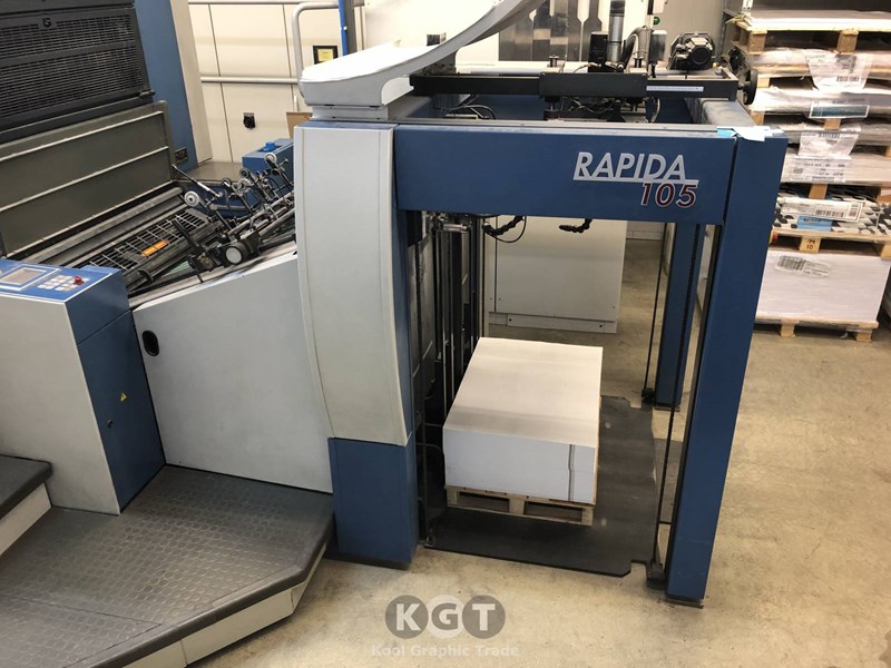 Used KBA (Koenig & Bauer) Rapida 105-4+P-SW2 (Perforating unit) year ...