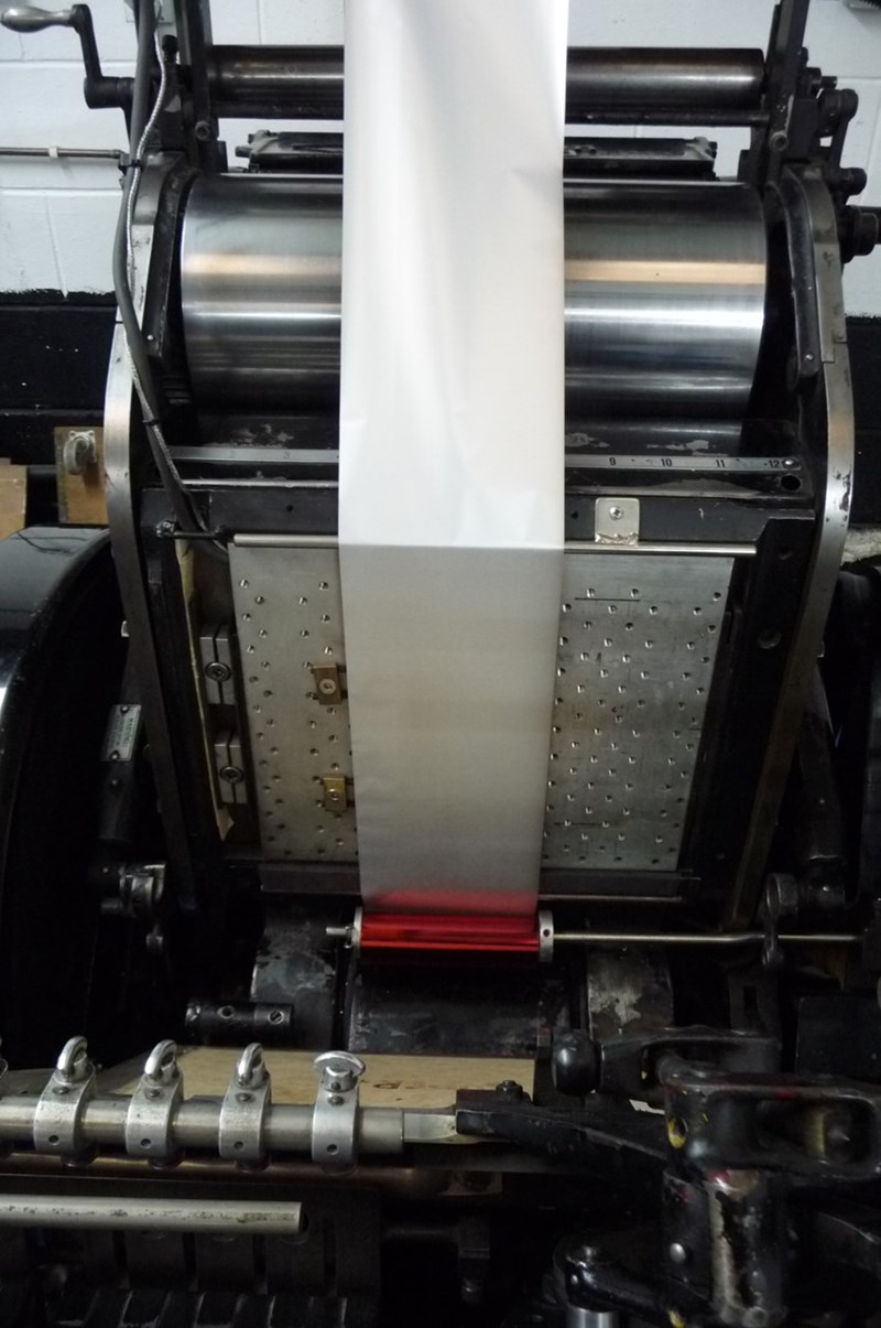 Used Heidelberg T - with B&H Electronic Foil Attachment year 1960 ...