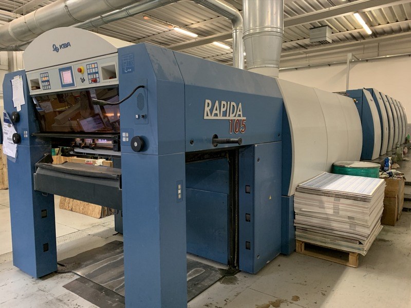 6 color Used 2006 KBA RAPIDA 105-6+L CX +UV year 2006 with UV | PressCity