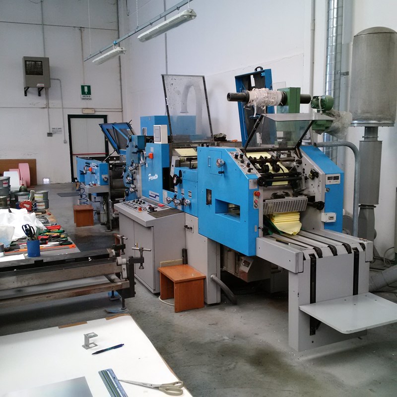 Used Offset Muller Martini Pronto continuous forms press year 2000 ...