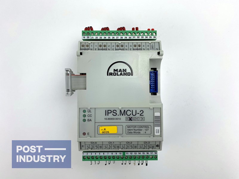 Usado MANROLAND IPS.MCU-2 Motor Control Unit (16.86956-0010) | PressCity