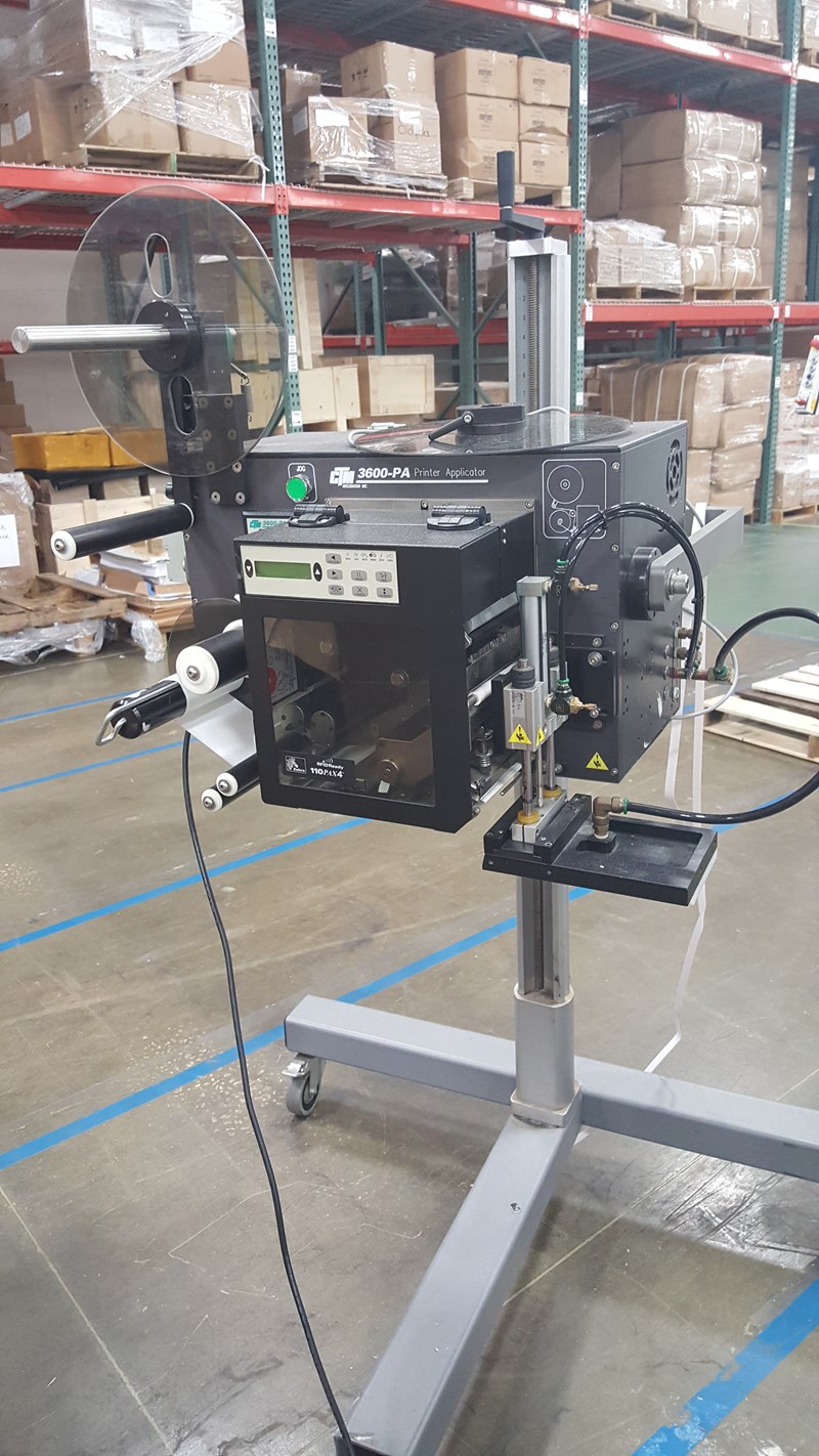 Used CTM 3600-PA DUAL ACTION TAMP PRINTER APPLICATOR | PressCity
