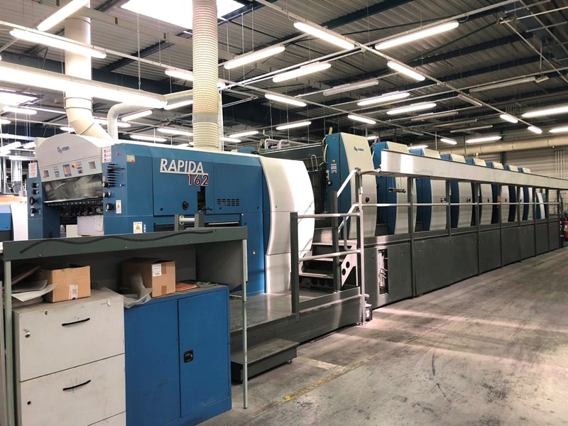 8 color Used KBA Rapida 162a-8 SW4 year 2009 | PressCity
