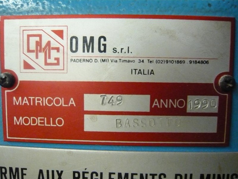 Used Stacker OMG BASSOTTO year 1990 | PressCity
