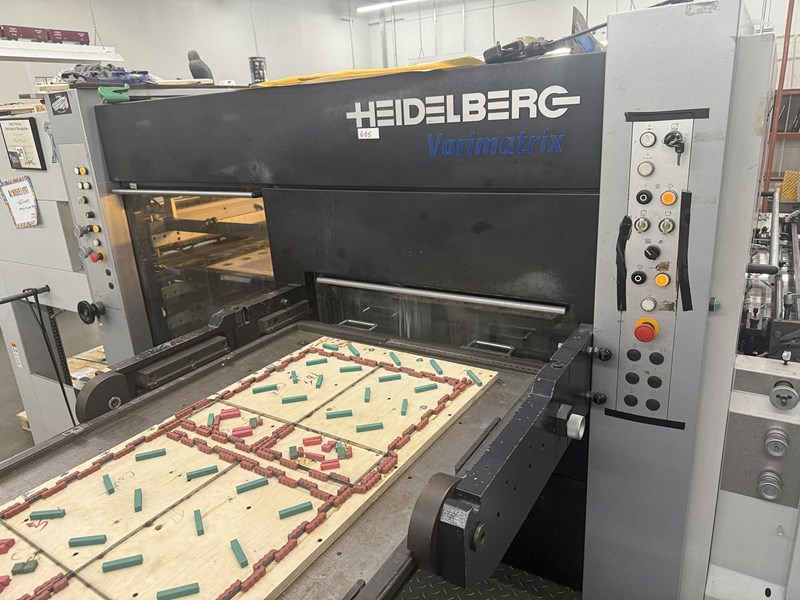 Utilisé Heidelberg Varimatrix 105 CS Automatic Die Cutter w/ Stripping ...