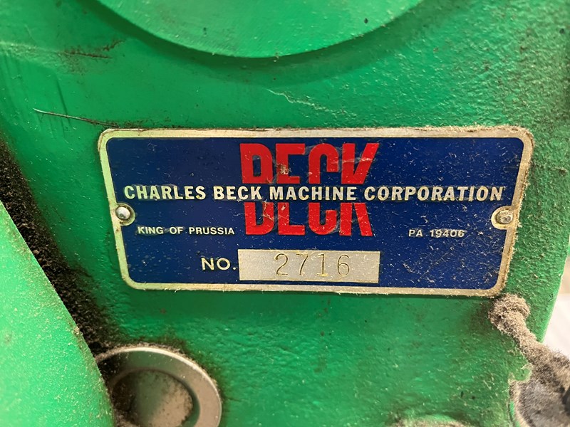 Used Beck 60" Sheeter with Output Conveyor year 1991 | PressCity