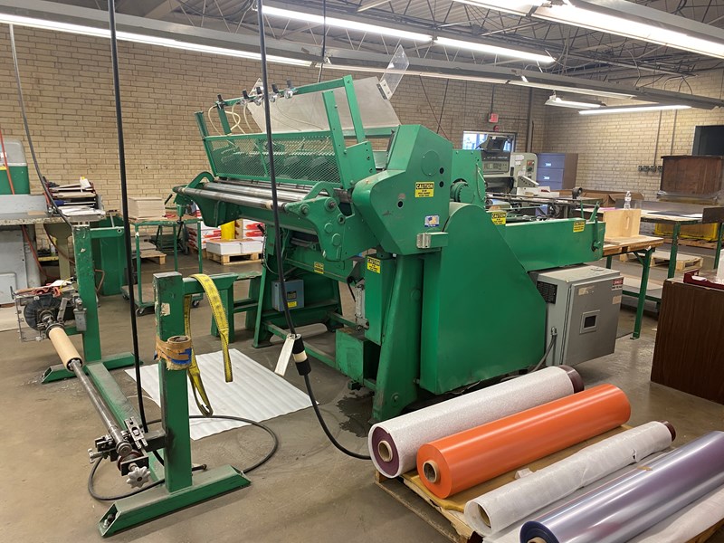 Used Beck 60" Sheeter with Output Conveyor year 1991 | PressCity