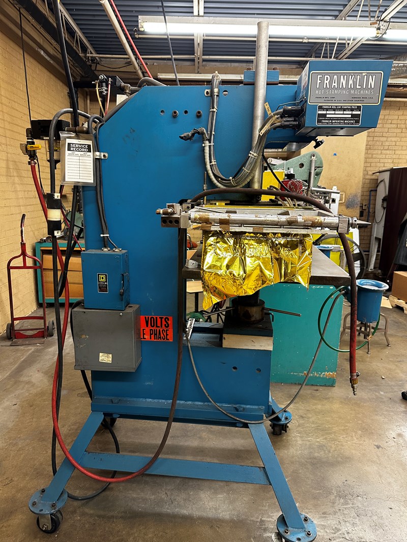 Used Franklin 8200 Hot Stamp / Deboss | PressCity