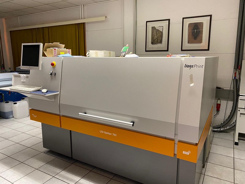 Used BasysPrint UV Setter 741 year 2008 | PressCity