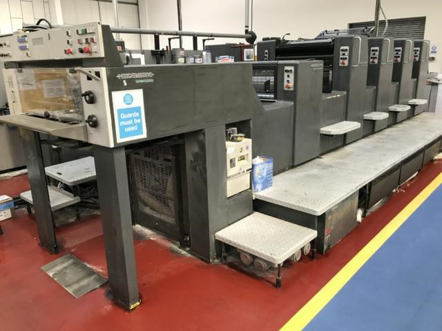 4 color Used Heidelberg Speedmaster 74 4P+L year 1998 | PressCity
